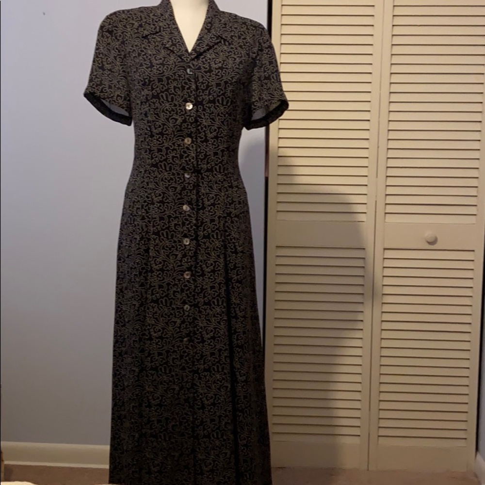 Vintage Dress Rena Rowan For Saville - Gem